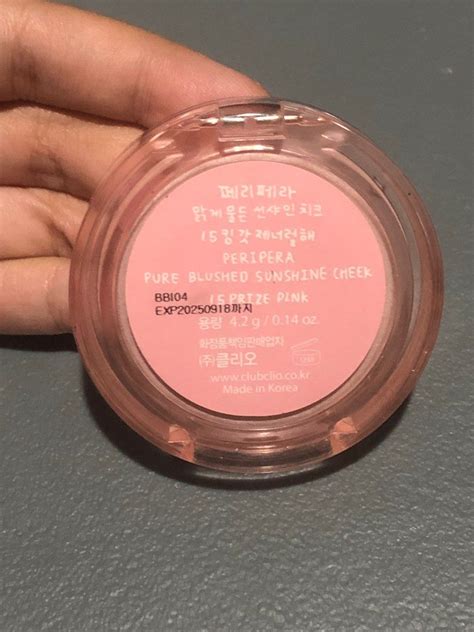 Peripera Pure Blush Sunshine Cheek in "Prize Pink", Beauty & Personal ...