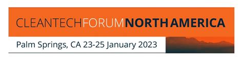 Events - Cleantech Forum North America 2023