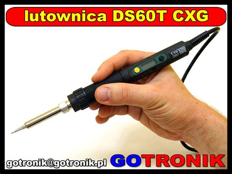 Lutownica DS60T CXG z regulacją temperatury LCD 60W