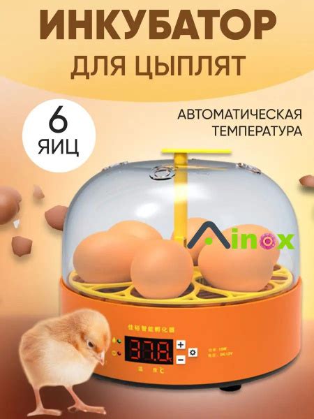 Инкубатор несушка для яиц автоматический/Автоматический инкубатор на 6 ...