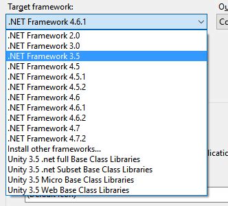 visual studio - Why I cannot choose target framework 4.7.1 but 4.7.2 is ...