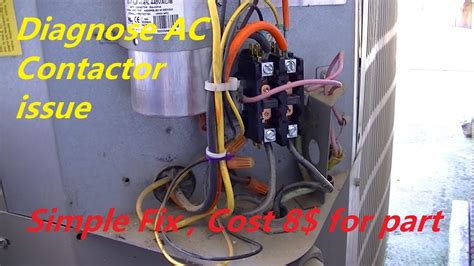 AC WON'T RUN~How to diagnose Home AC Contactor/Relay And Replace it--Easy FIX - YouTube