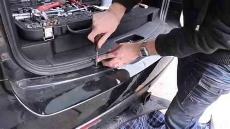 Как снять задний бампер на Ssang Yong Kyron.How to Removing the rear ...