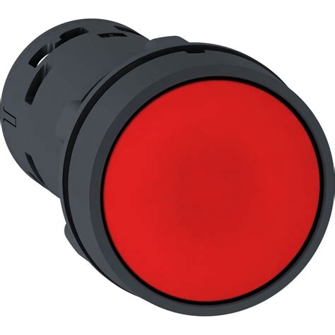 Кнопка с возвратом Systeme Electric XB7 22 мм, красная 1НЗ SE XB7NA42 ...