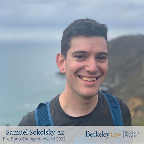 Sam Sokolsky on LinkedIn: Deeply honored to have received this award from the Berkeley Law Pro ...
