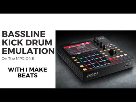 mpc one bassline kick drum emulation - YouTube