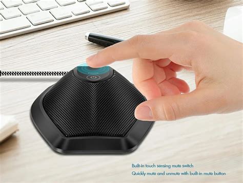 360 всенаправленный микрофон с Mute Botton USB Free Drive конференц ...