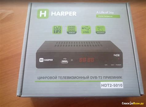 Отзыв про Цифровой телевизионный DVB-T2 приёмник Harper HDT2-5010 ...