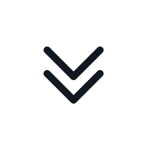 Double Chevron Down Vector SVG Icon - SVG Repo
