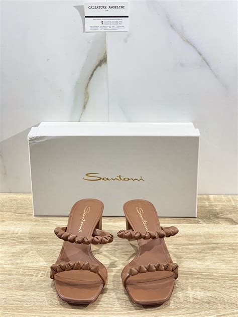 Santoni Sandale Frauen Aus Leder Luxury Frauenschuhe Santoni 38.5 | eBay.de