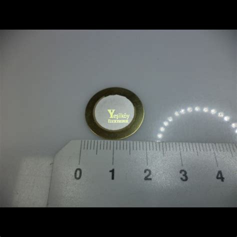 20mm Piezo Elektrik Malzeme