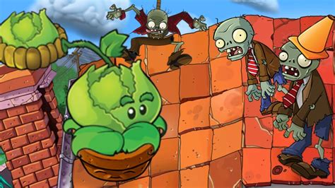 РАСТЕНИЯ против ЗОМБИ или PLANTS vs ZOMBIES Серия 24 Зомби на крыше ...