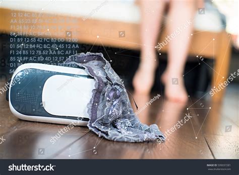 Photo de stock Virtual Sex Concept Virtual Reality Glasses 599037281 ...
