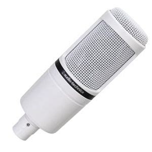 Buy Audio-Technica AT2020 White XLR Recording Microphone [AT2020W] | PC ...