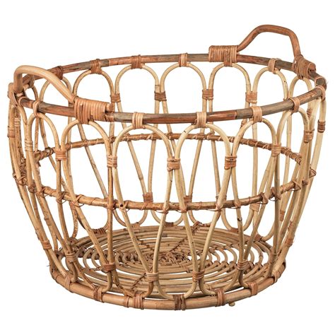 SNIDAD basket, rattan, 54x39 cm - IKEA UK