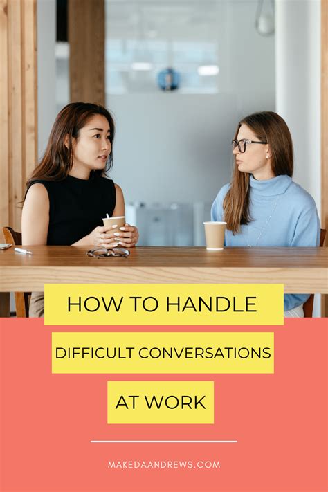 Having difficult conversations with employees