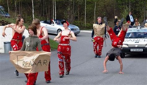 Norwegian graduation students use expensive buses to party