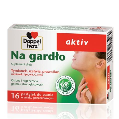 Doppelherz Aktiv, для горла, 16 пастилок
