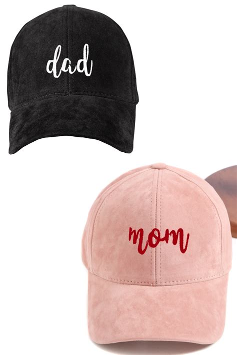 ŞapkaMania Dad & Mom El Yazılı Süet Kep Set Fiyatı, Yorumları - Trendyol