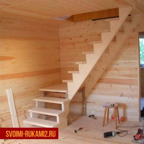 Лестницы на второй этаж на дачу: фото в доме, своими руками межэтажные ...