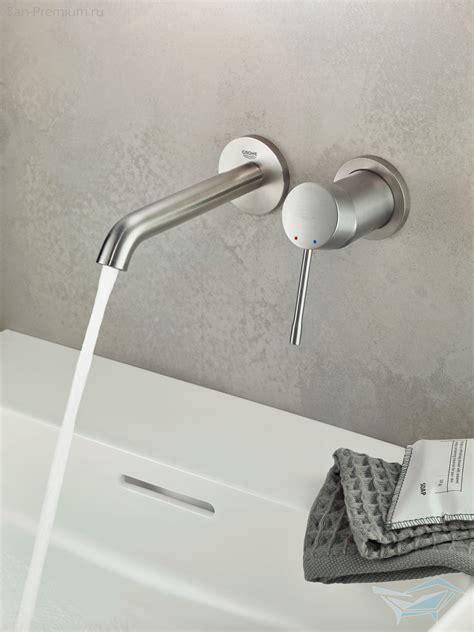 Смеситель для раковины Grohe Essence L-Size настенный, встраиваемый ...
