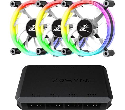Buy ZALMAN LF120 120 mm Case Fan Bundle - Triple Pack, RGB LED | Free ...