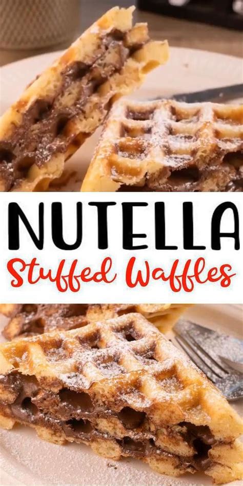 Nutella waffles – Artofit