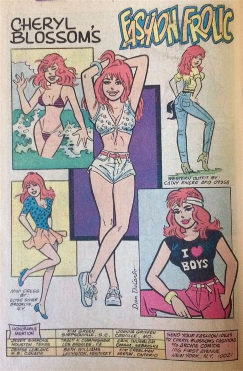 Art by: Dan DeCarlo Page 6 of 2nd story-1982 | Cheryl blossom archie ...