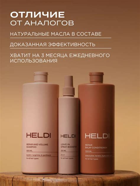 Набор по уходу за волосами — Heldi