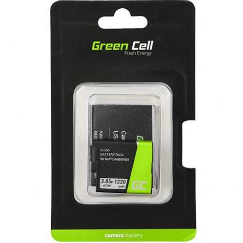 Green Cell Bateria AABAT-001 AHDBT-501 AJBAT-001 do GoPro Hero 5 6 7 8 ...