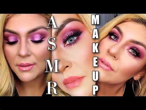 ASMR (Doing My Makeup) Soft Whisper Chewing Gum