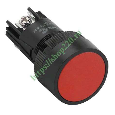 Кнопка Стоп красная BBT40-SB7-K04E 1НО/НС d22мм 240В ЭРА - купить ...