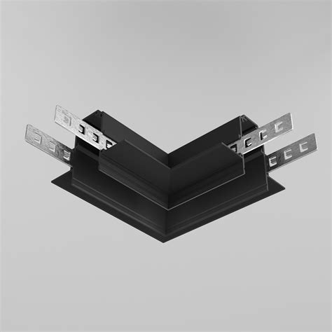 L-connector Exility recessed black | Technical | TRACL034-42B-R