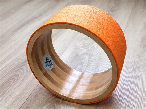 12 ECO Yoga Wheel. Wooden yoga wheel. Wheel covered with | Etsy