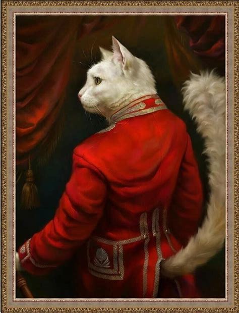 Парадные портреты эрмитажных котов | Cat portraits, Cat art, Cats
