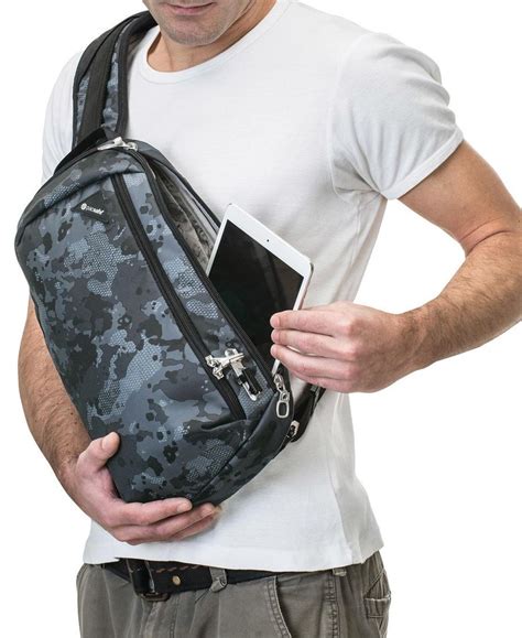 Сумка антивор Pacsafe Vibe 325 камуфляж в официальном магазине Bagpoint