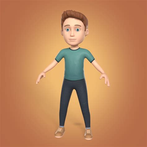 Character Rig Free 3D Models Blender - .blend download - Free3D