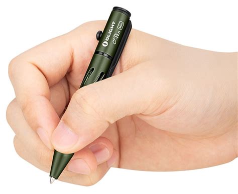 Olight O'Pen Mini Bolt-Action Pen, OD Green - KnifeCenter - OLIGHT-OPEN ...