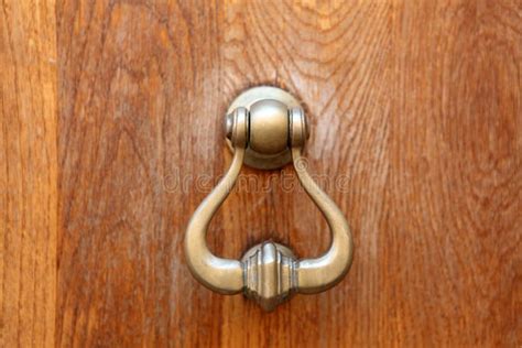 Doorknocker stock photo. Image of detail, wooden, decoration - 74137174