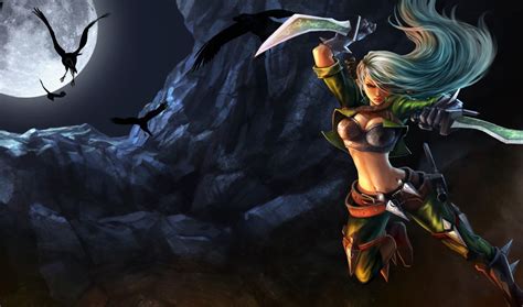 Mercenary Katarina Skin - Chinese - League of Legends Wallpapers