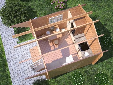 «Мини» Дачный дом 3,0 на 3,0 купить домокомплект от производителя ...