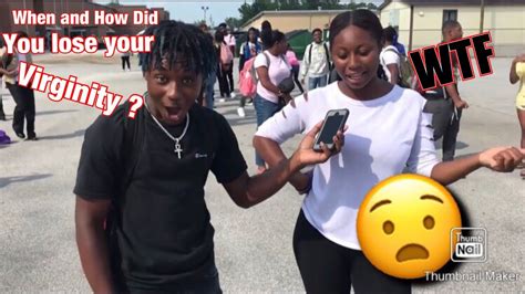 When And How did you Lose Your Virginity ? (School Edition ) 😂 😱 - YouTube