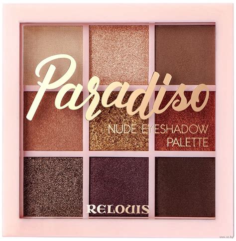 Тени для век Relouis / Релуи Палетка теней для век Paradiso Nude ...