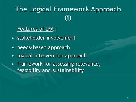 PPT - Results-Based Management: Logical Framework Approach PowerPoint Presentation - ID:419598