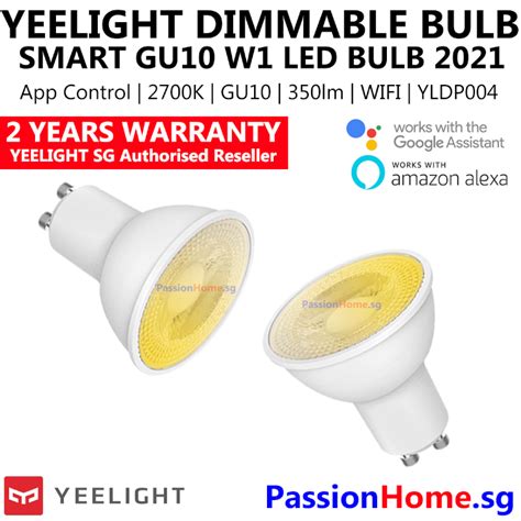 Yeelight GU10 W1 Smart LED Bulb YLDP004 (Dimmable) 4.8W 350 lumens ...