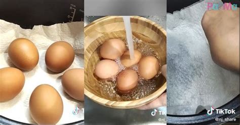 Telur Rebus Tanpa Air, Cantik Elok Ikut Teknik Ni, Lagi Mudah!