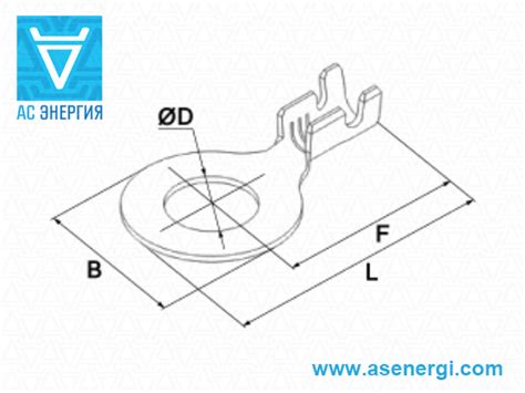 Наконечники кольцевые неизолированные (клеммы типа "О") – AS ENERGI