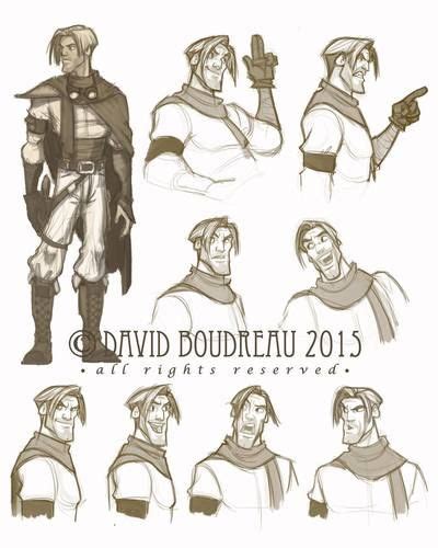 The Art of David Boudreau | Character design sketches, Sketches ...