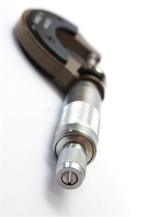 Mikrometer, Zum Ein Tausendstes Eines Millimeters Zu Messen Stockfoto ...
