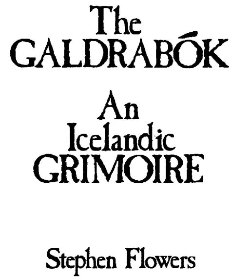 Galdrabók// can download or read online on this site!! www.scribd.com ...